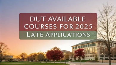 DUT Available Courses for 2025 Late Applications - Varsity Wise
