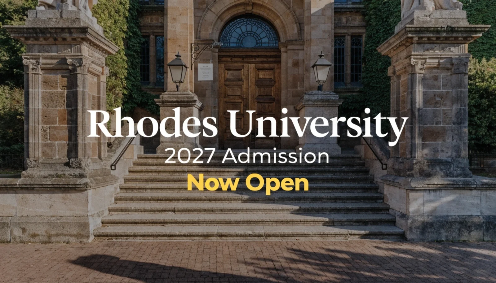 Rhodes University 2027 Admission Now Open - Varsity Wise